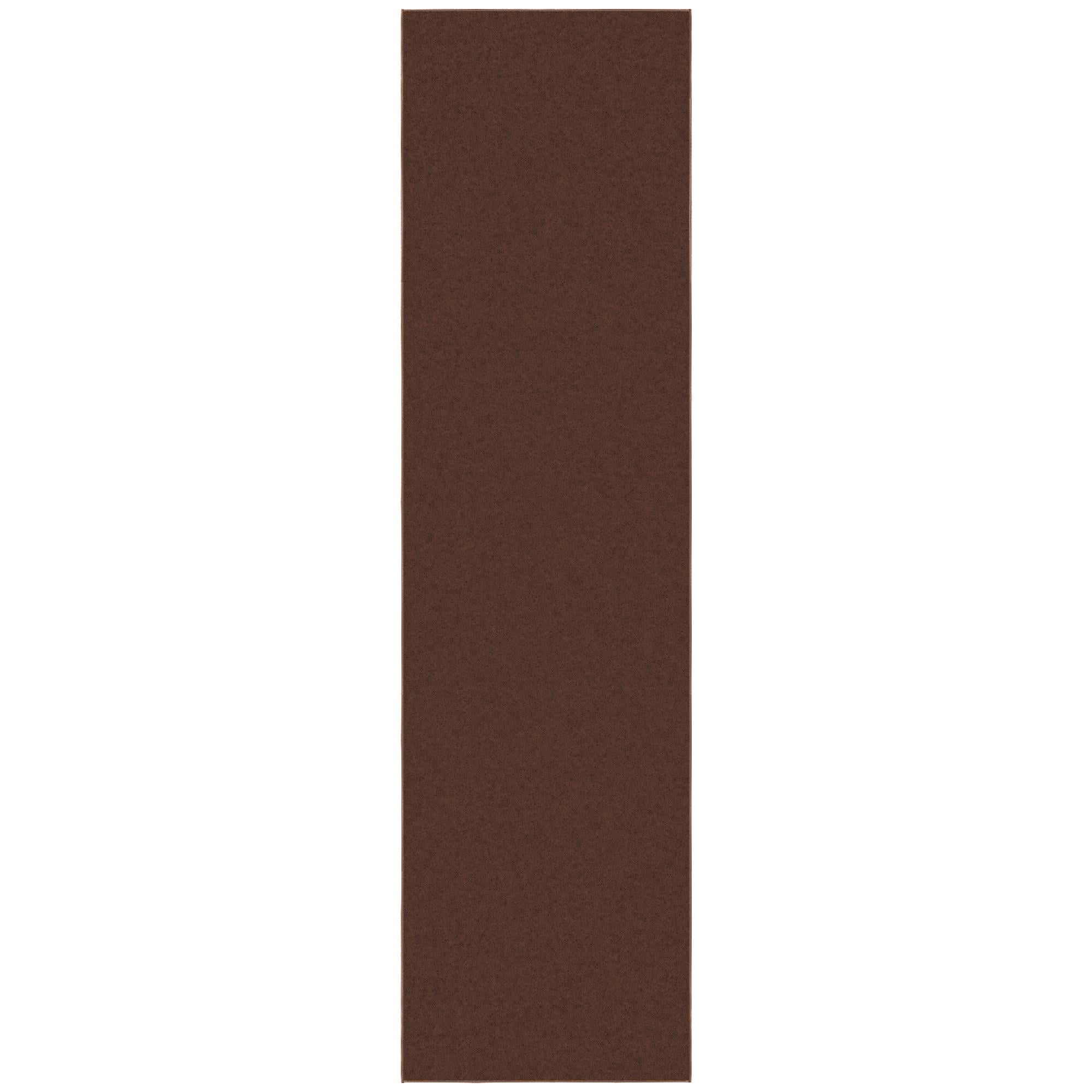 Ottomanson Solid Hallway Runner Rug 2'7" x 9'10" - Non Slip Low Pile ...