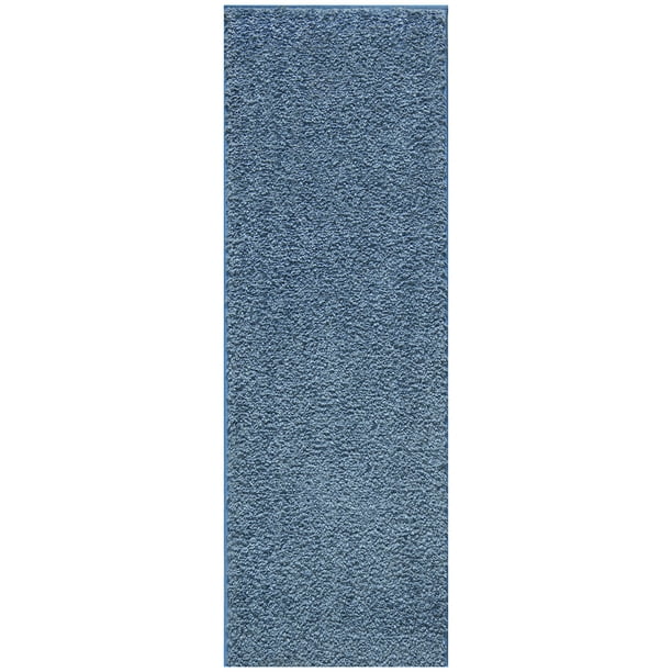 Ottomanson Softy Non-Slip Rubberback Solid 2x5 Soft Indoor Runner Rug ...