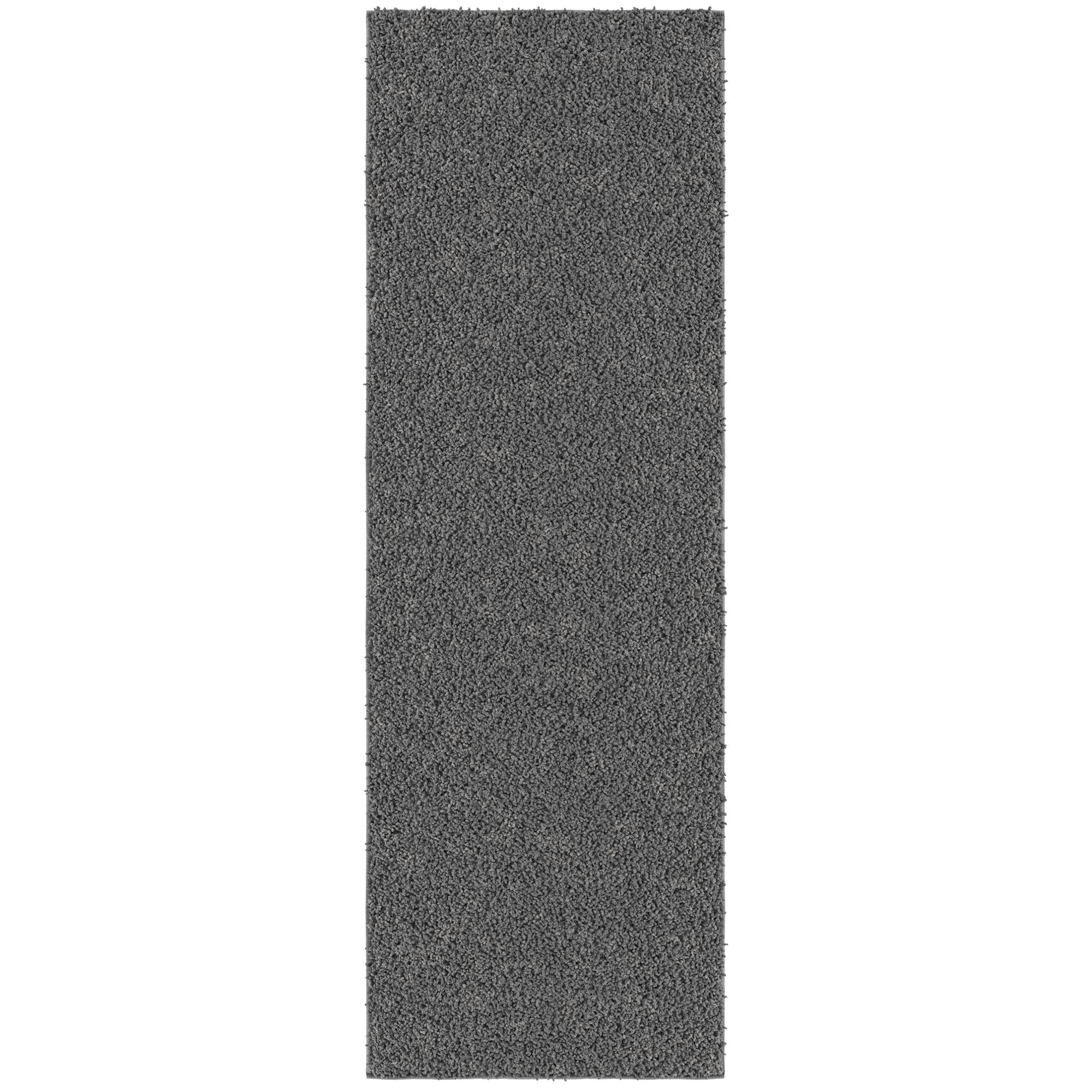 Ottomanson Softy Non-Slip Rubberback Solid 2x6 Soft Indoor Runner Rug ...