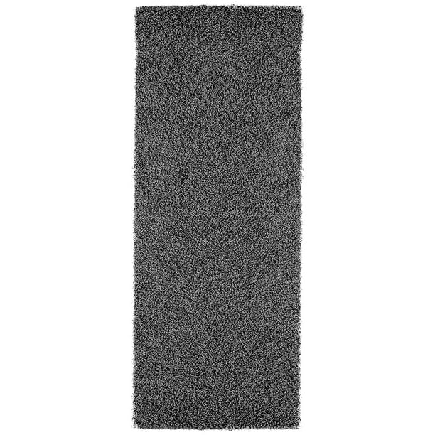 Ottomanson Softy Non-Slip Rubberback Solid 2x6 Soft Indoor Runner Rug ...