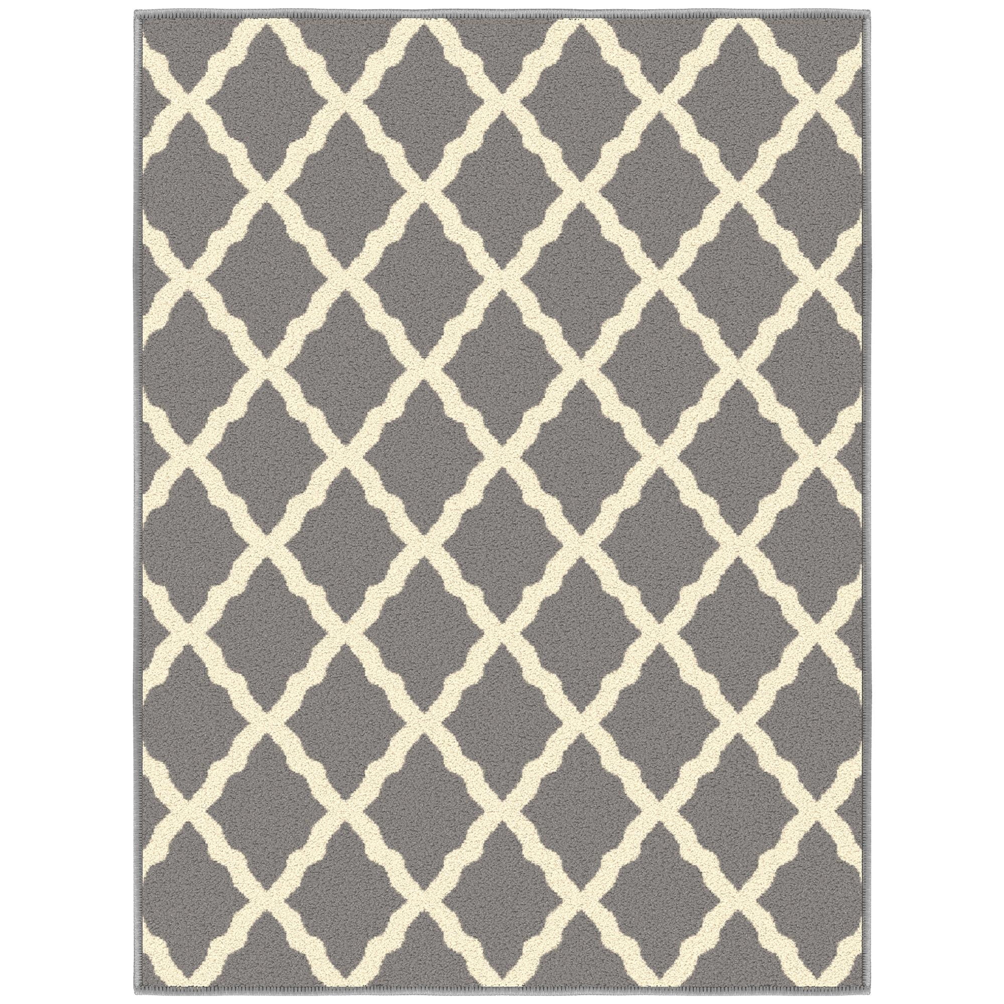 Ottomanson Washable Non-Slip Moroccan Trellis Rug - Ottomanson ...