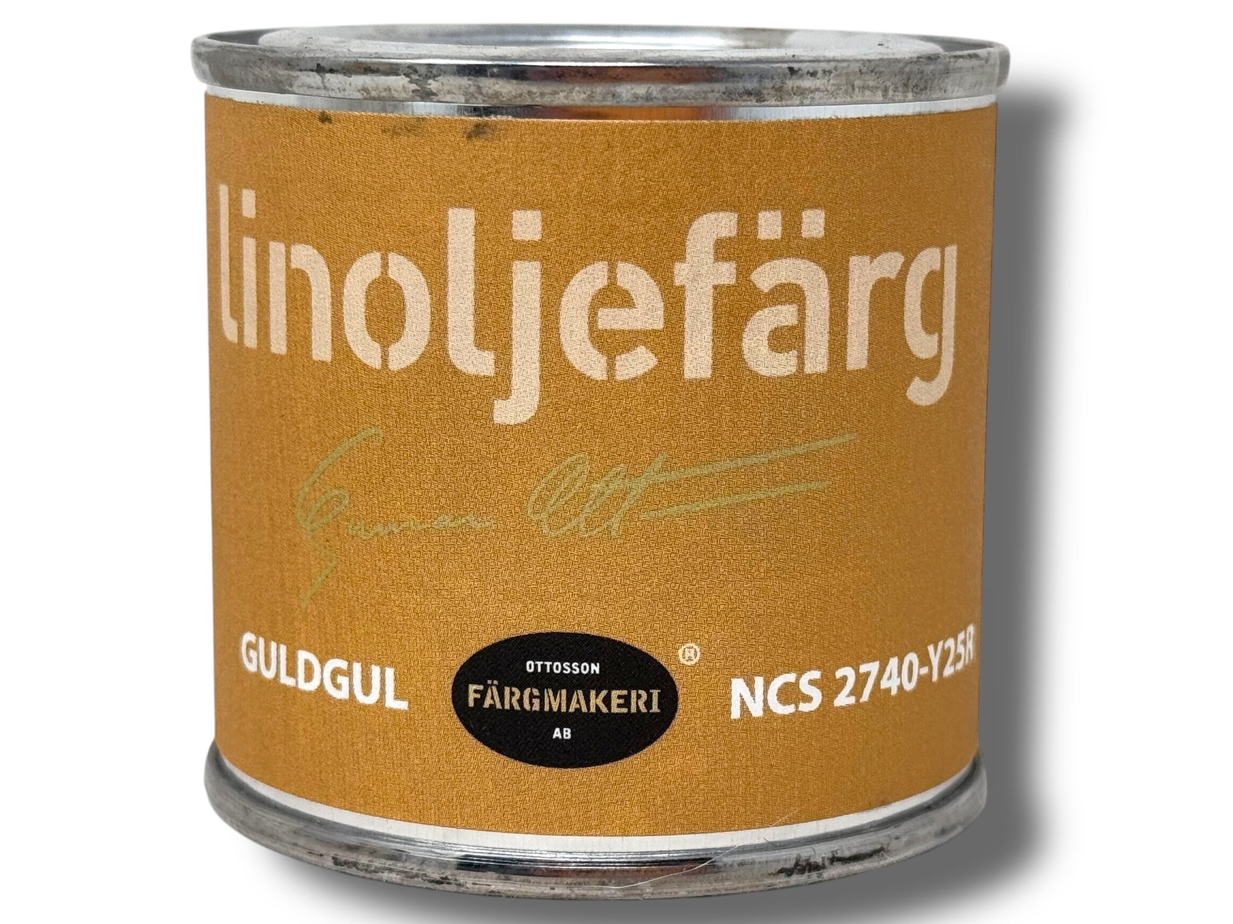 Ottosson - Swedish Linseed Oil Paint - ( Golden Yellow - Sample Size ...