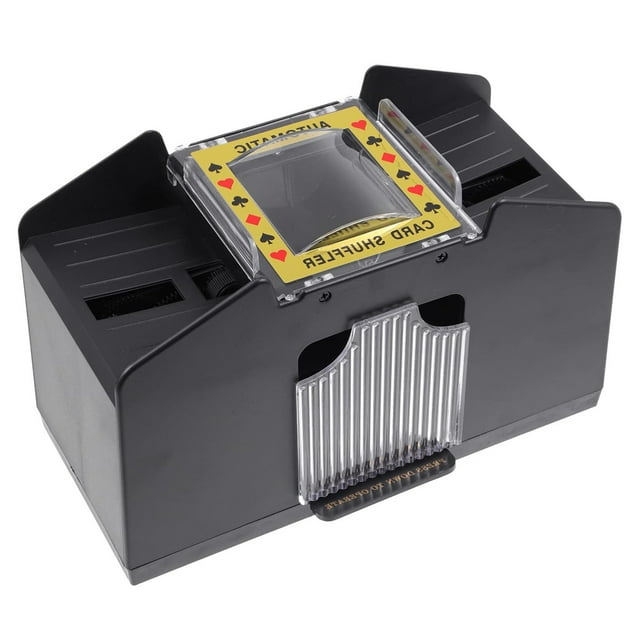 Otufan 2 Deck Electric Card Shuffler for Poker, Rummy, Blackjack ...