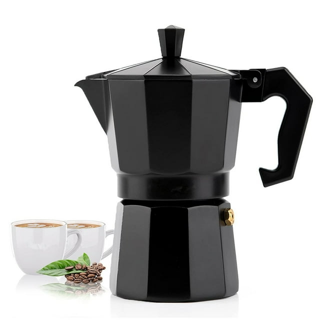 Otufan Classic 3-Cup Mocha Coffee Pot, Aluminum Espresso Maker, Easy ...