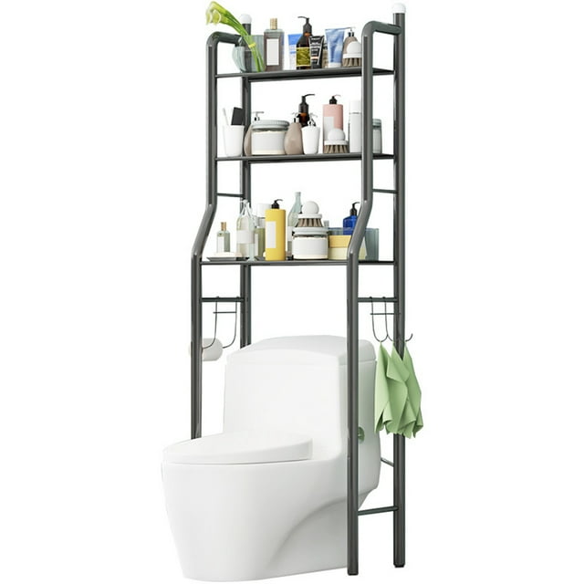 Otufan 3-Tier Stainless Steel Over the Toilet Rack, Small Bathroom ...