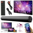 Oture 2-Channel Bluetooth 22" Sound Bar with Subwoofer HDMI Black ...