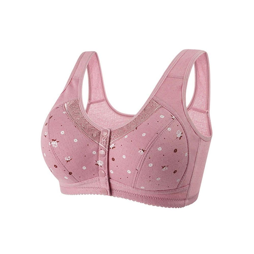 Otvok Bras Clearance Front Snaps Bras for Women Plus Size Wirefree ...