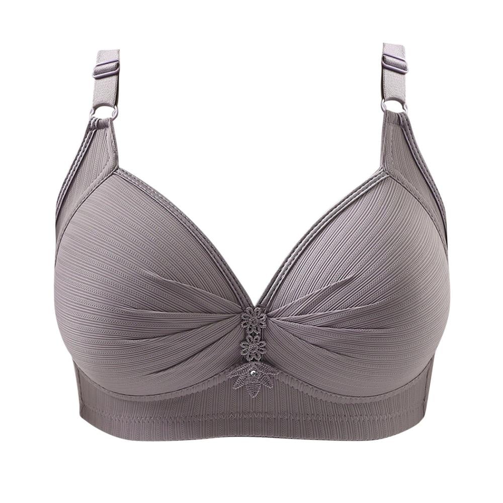 Otvok Plus Size Bras Clearance Women Plus Size Bras Wireless Push Up ...