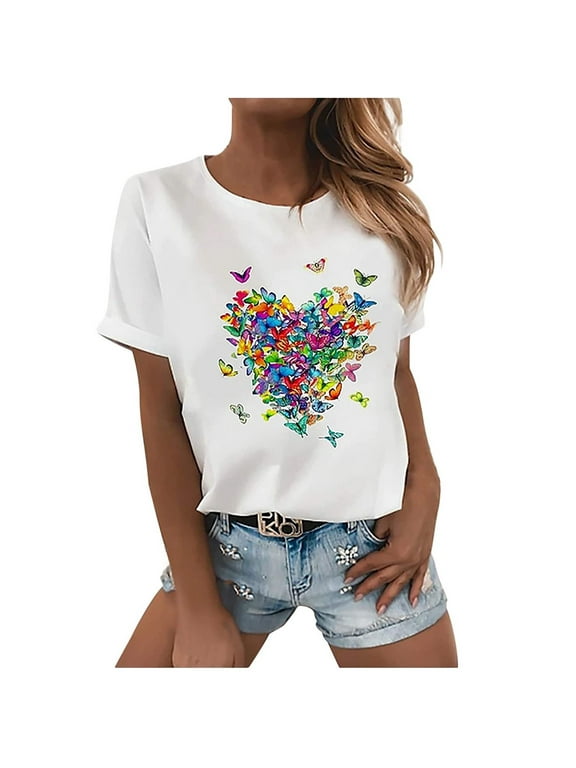 Tqwqt High Neck Tops For Women Long Sleeve Xmas Tree Snowflake Printed Curved Hem Graphic Tee
