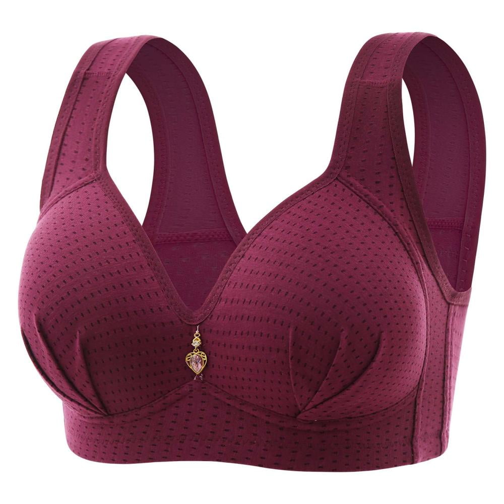 Otvok Women Full Figure Plus Size Bras Comfort Large Busts Wirefre Plus ...