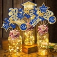 OuMuaMua, Graduation Decorations, Class of 2026 30pcs, Blue and Gold ...