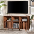 Oubayajia Large Record Player Stand with Storage, Turntable Stand with ...