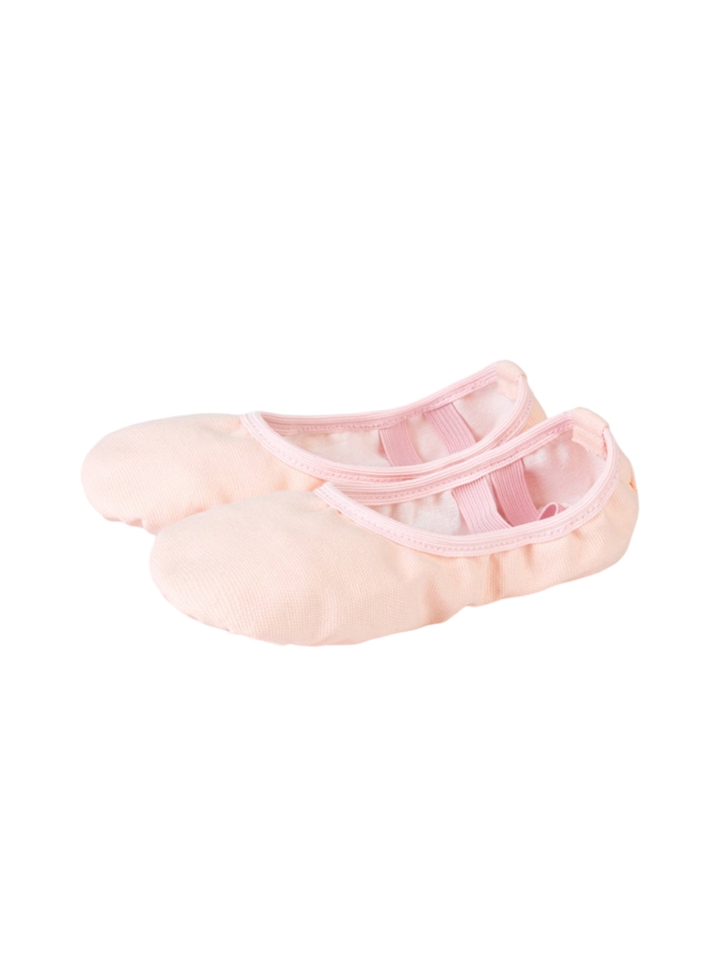 Oucaili Womens Girls Dancing Shoe Split Sole Ballet Shoes Canvas Flats ...