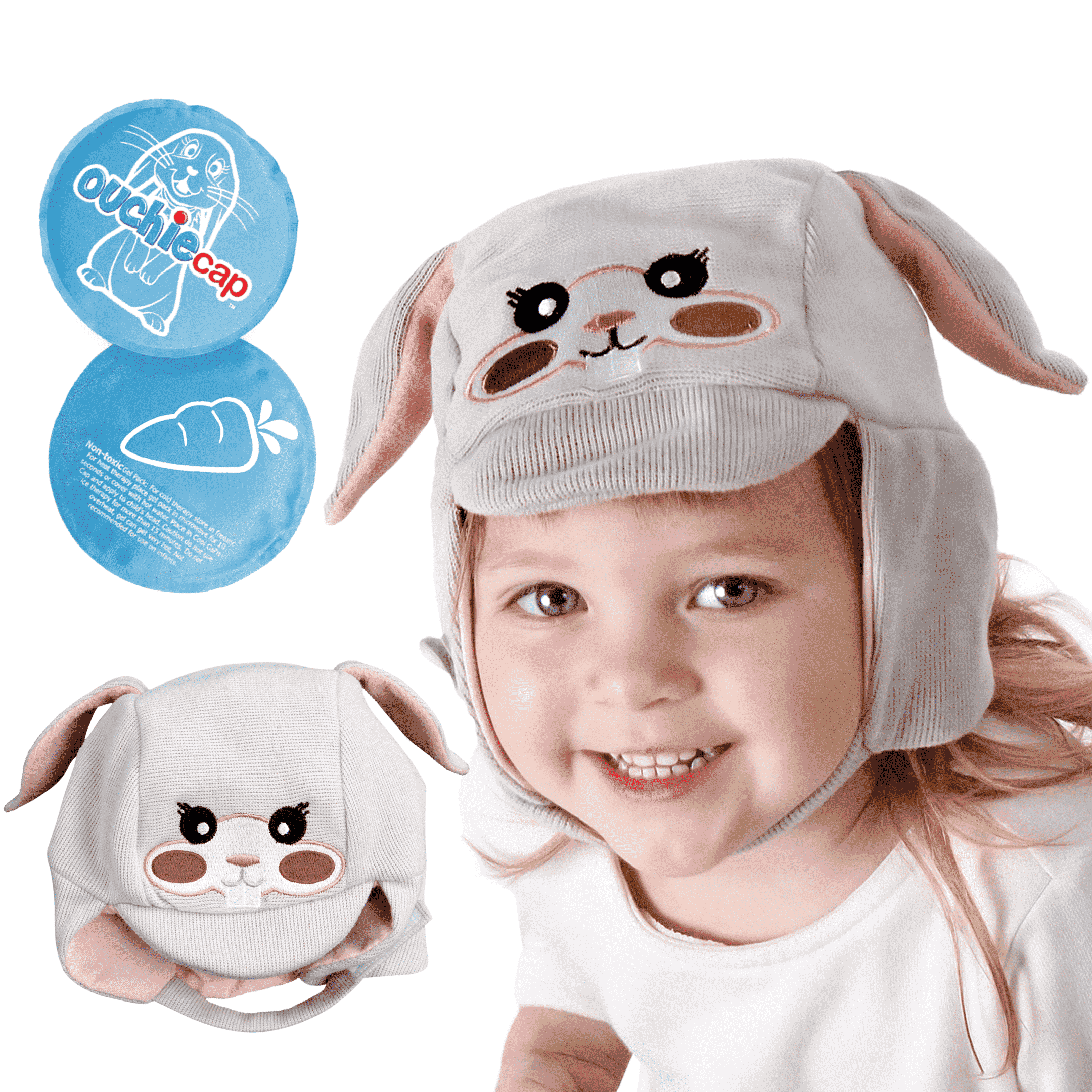Ouchie Cap Kids Ear Ache Relief Cap, Hot/Cold Therapy - Walmart.com