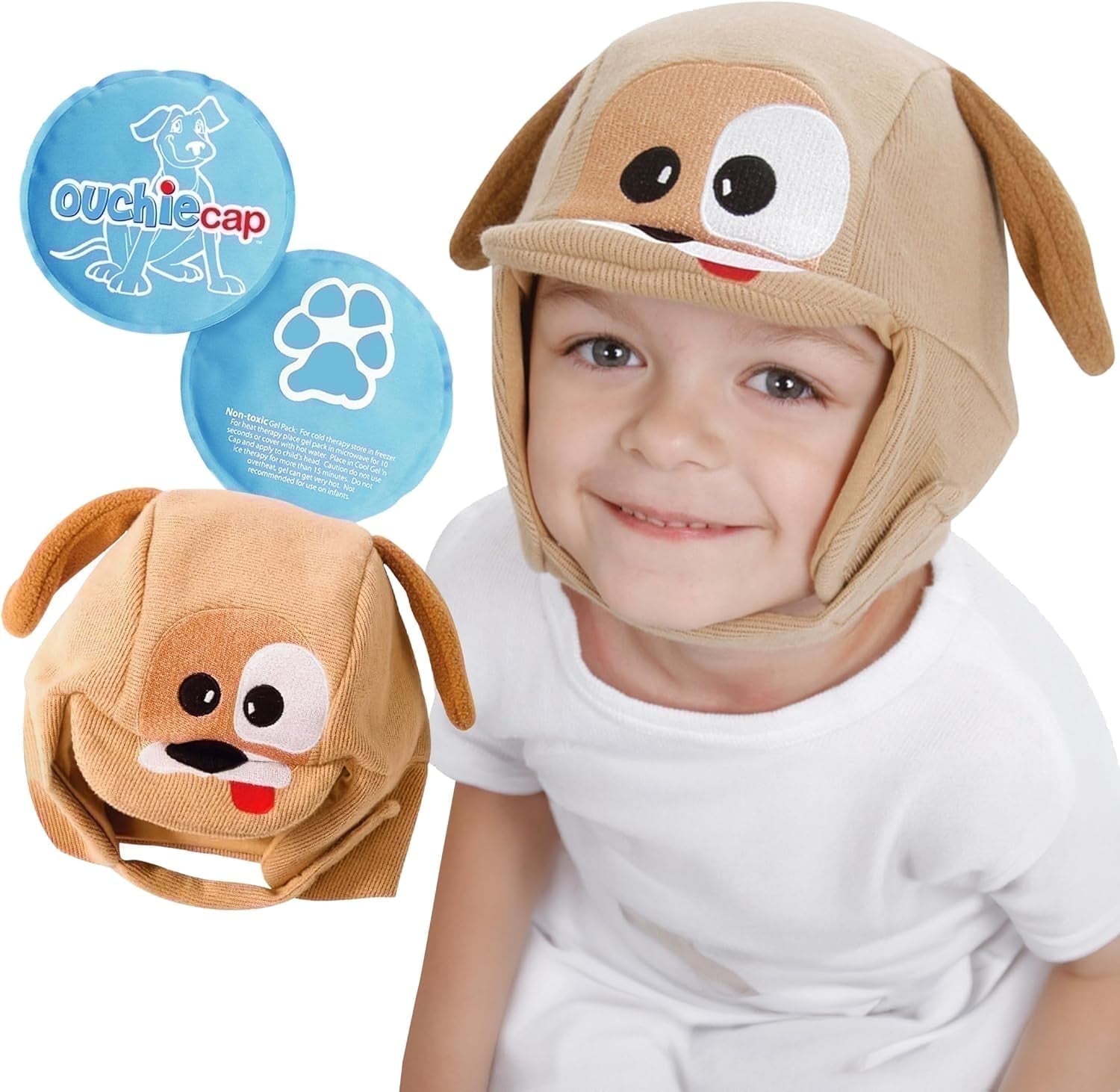 Ouchie Cap Kids Ear Ache Relief Cap, Hot/Cold Therapy - Walmart.com