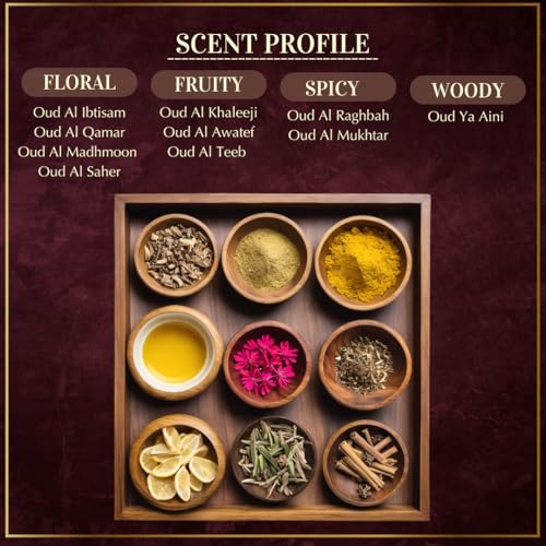 Oud Bakhoor Variety Box with Burner & Refill Box by Dukhni | Set of 2 ...