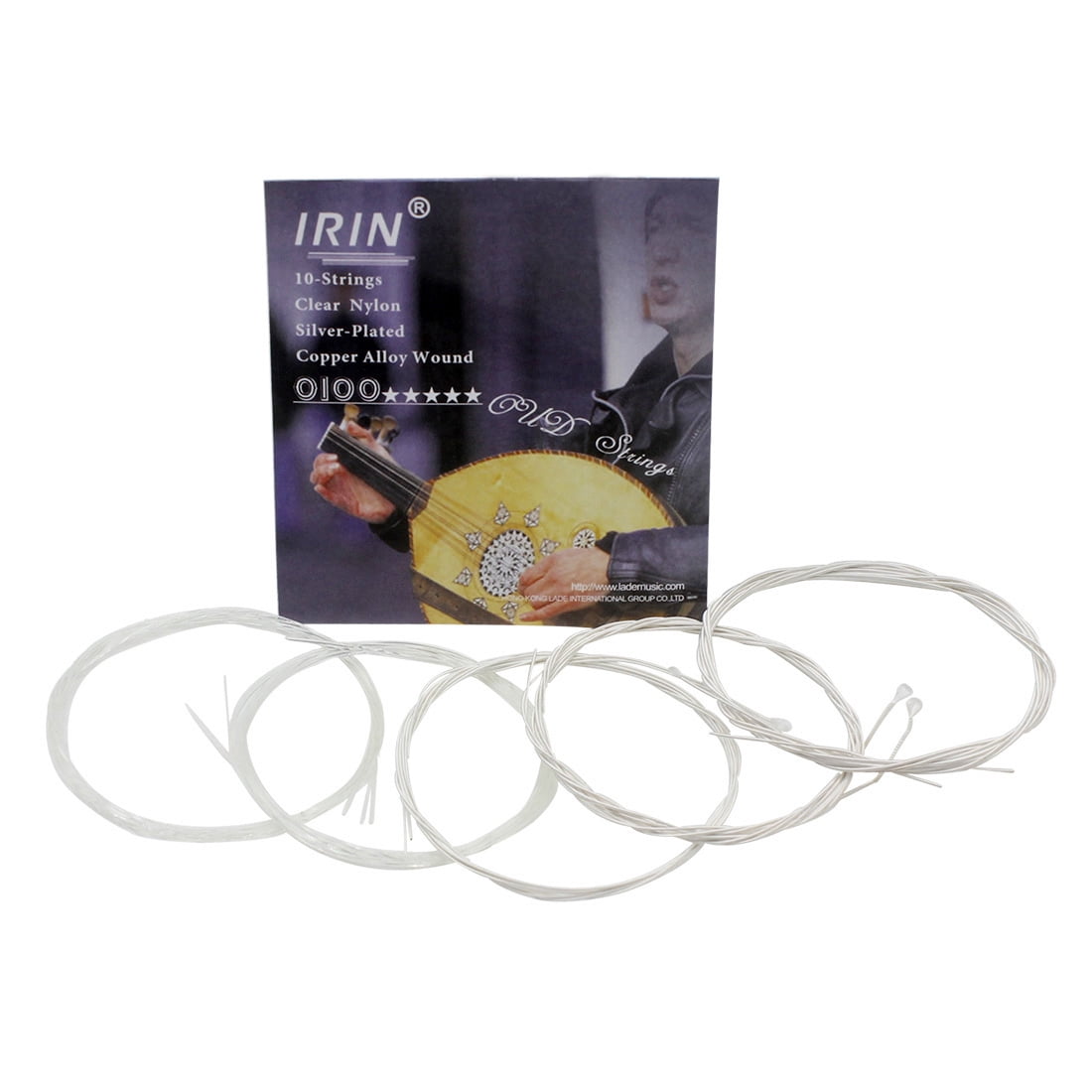 Oud Strings Nylon Silver Plated Copper Alloy Winding Clear Normal ...