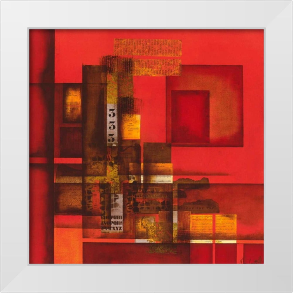 Oudkerk, Marie-Louise 12x12 White Modern Wood Framed Museum Art Print ...