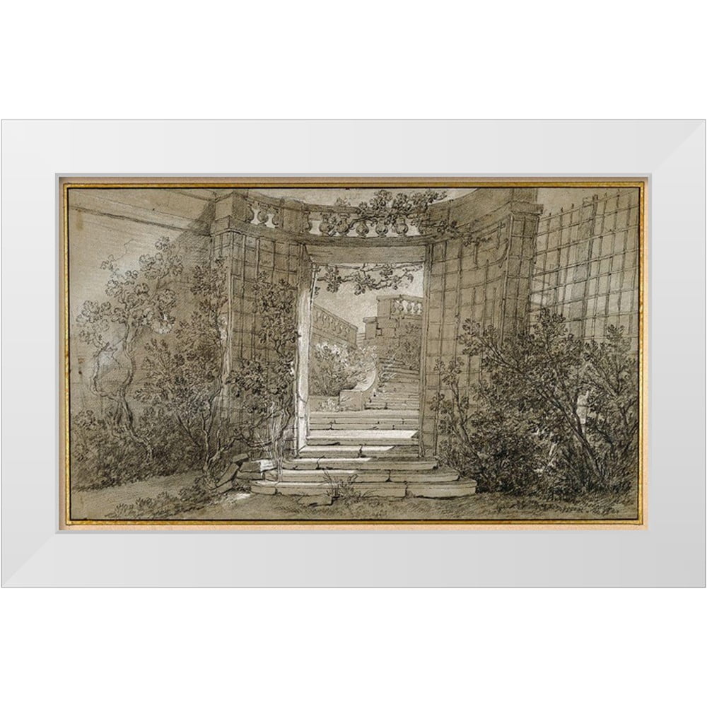 Oudry, Jean-Baptiste 18x12 White Modern Wood Framed Museum Art Print ...
