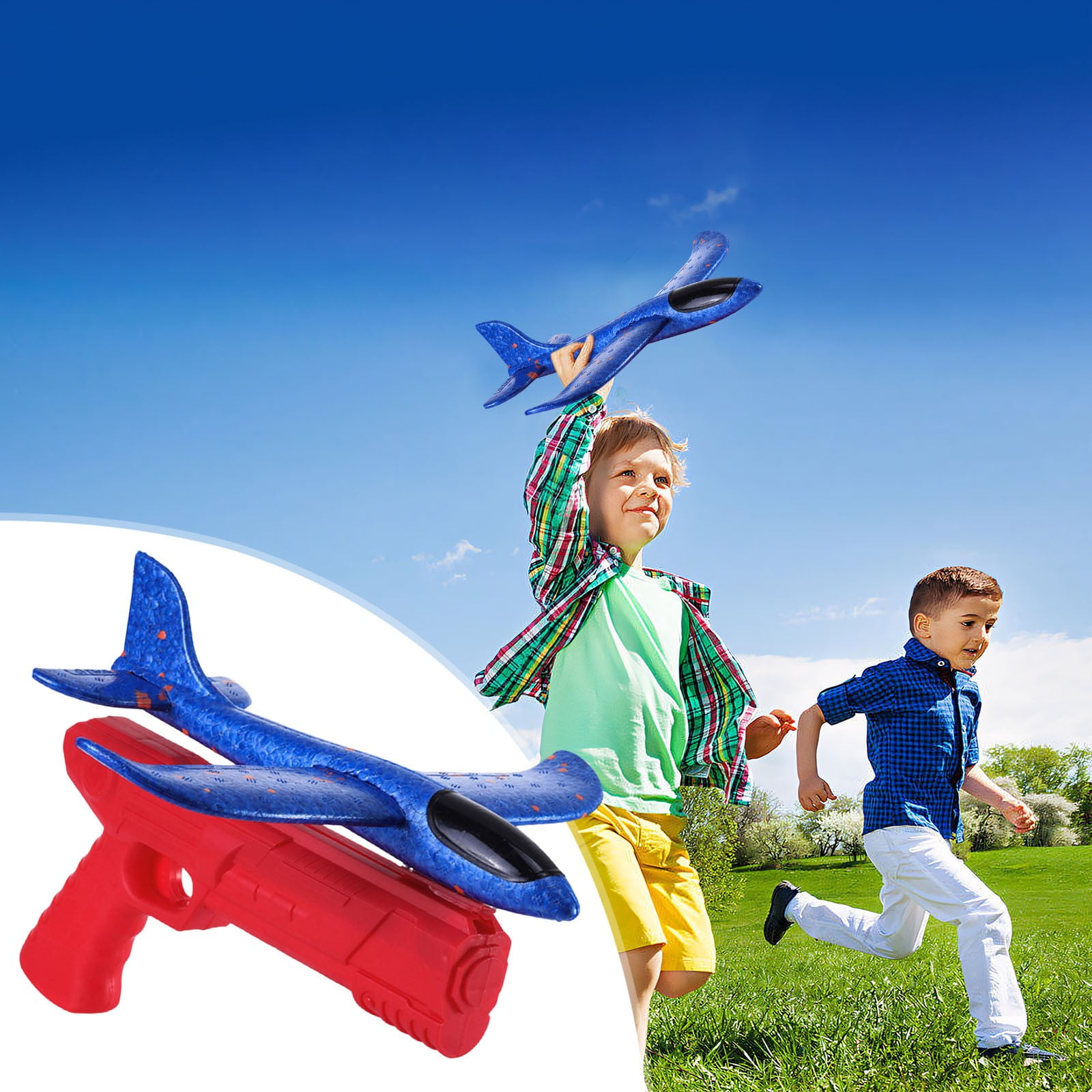 OugPiStiyk Ornaments - Light Emitting Foam Aircraft Hand Toss Aircraft ...