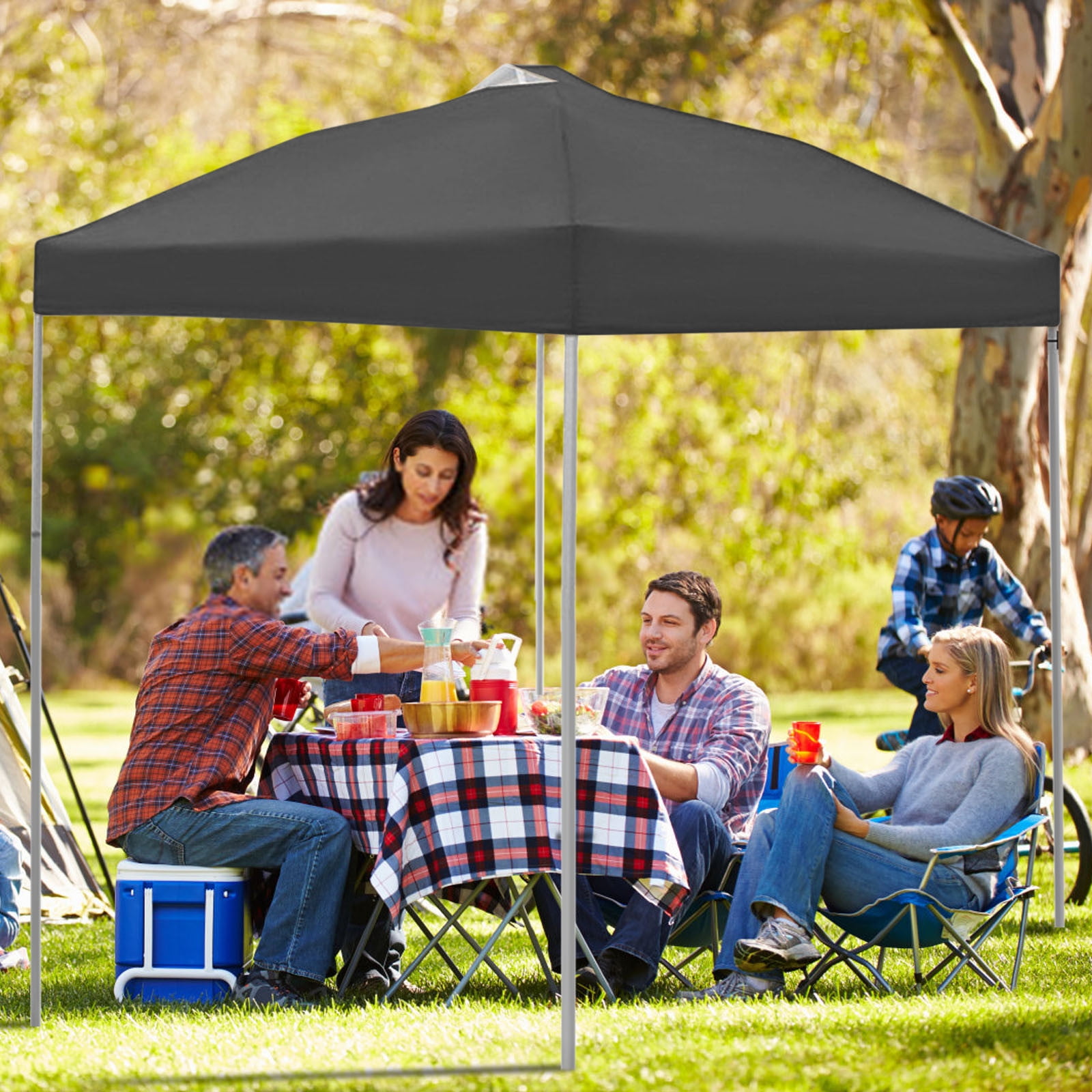 OugPiStiyk Pop Up Canopy Tent, 10x10ft Thickened Cloth Telescopic Tent ...