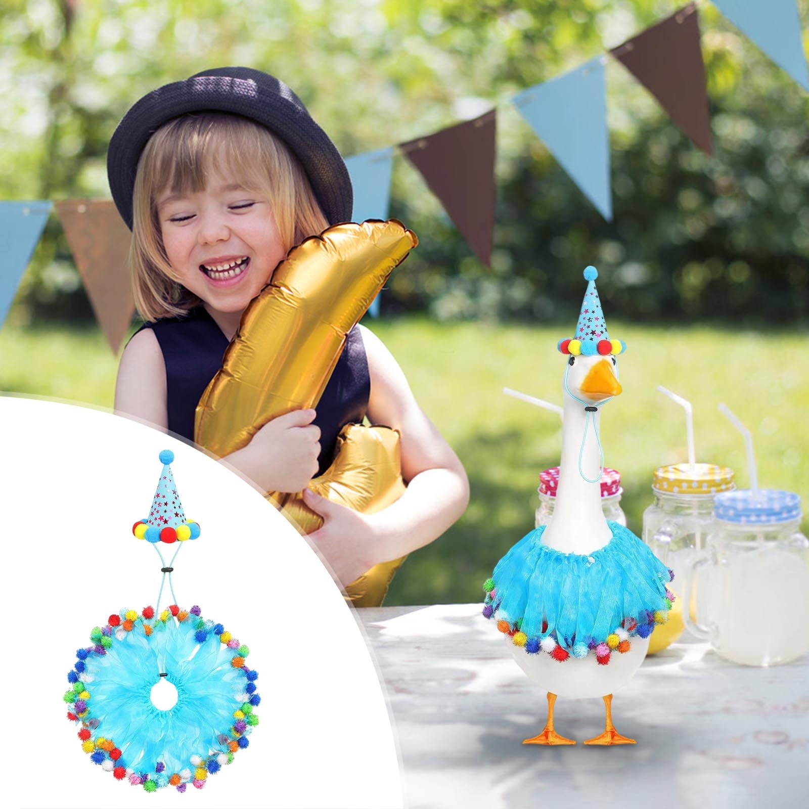 OugPiStiyk Porch Goose Outfits,Goose Clothes for 23 Inch High Cement ...