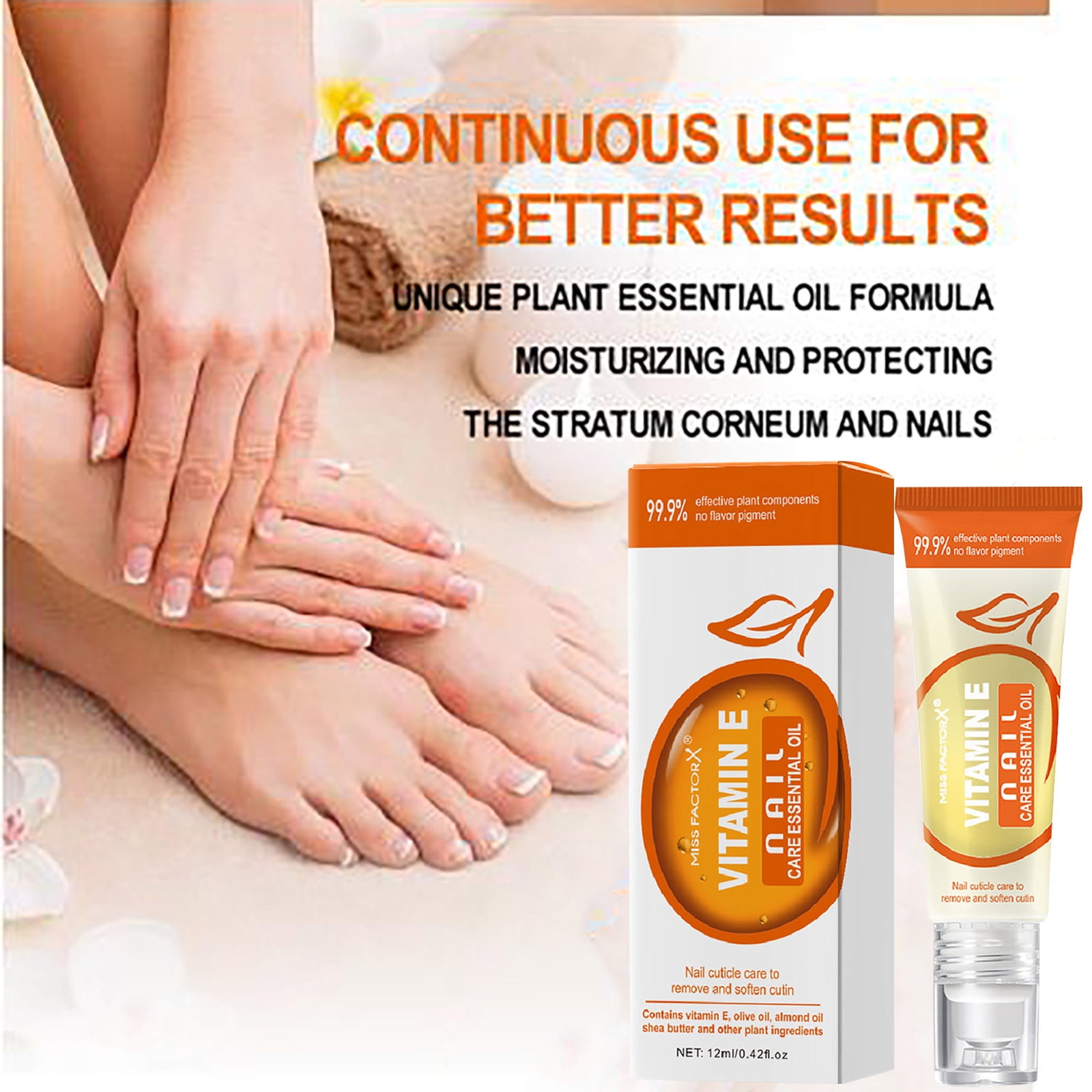 OugPiStiyk Vitamin E Nail Dead Skin Care Essential Oil for Exfoliating ...