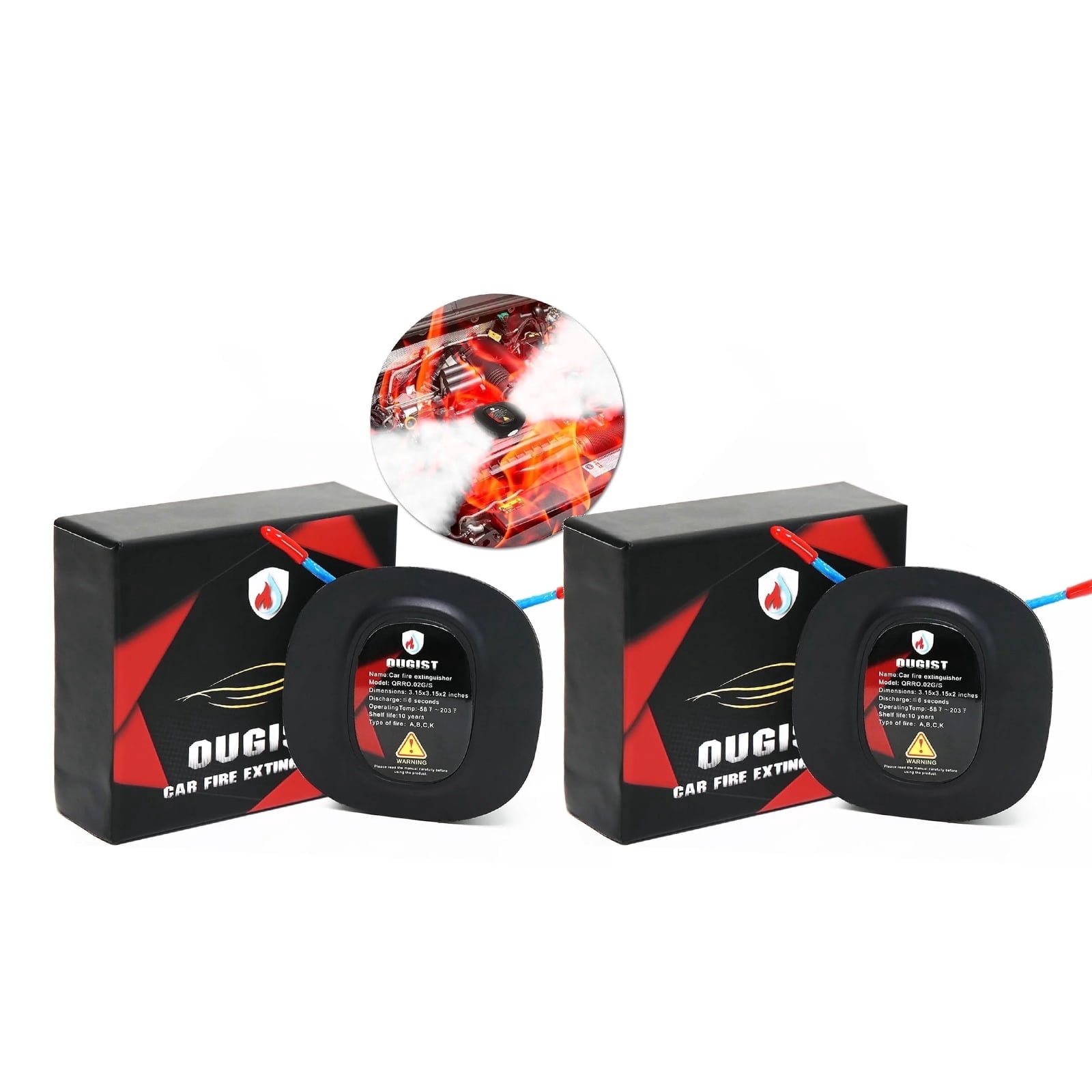 Ougist Automatic Aerosol Fire Suppression Device for Vehicle Engine ...