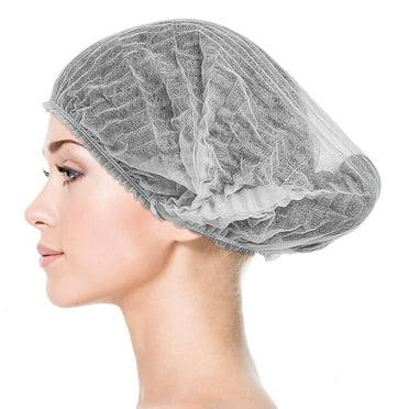200 PCS Nonwoven Hair Net Cap Disposable Bouffant Caps Free Size ...