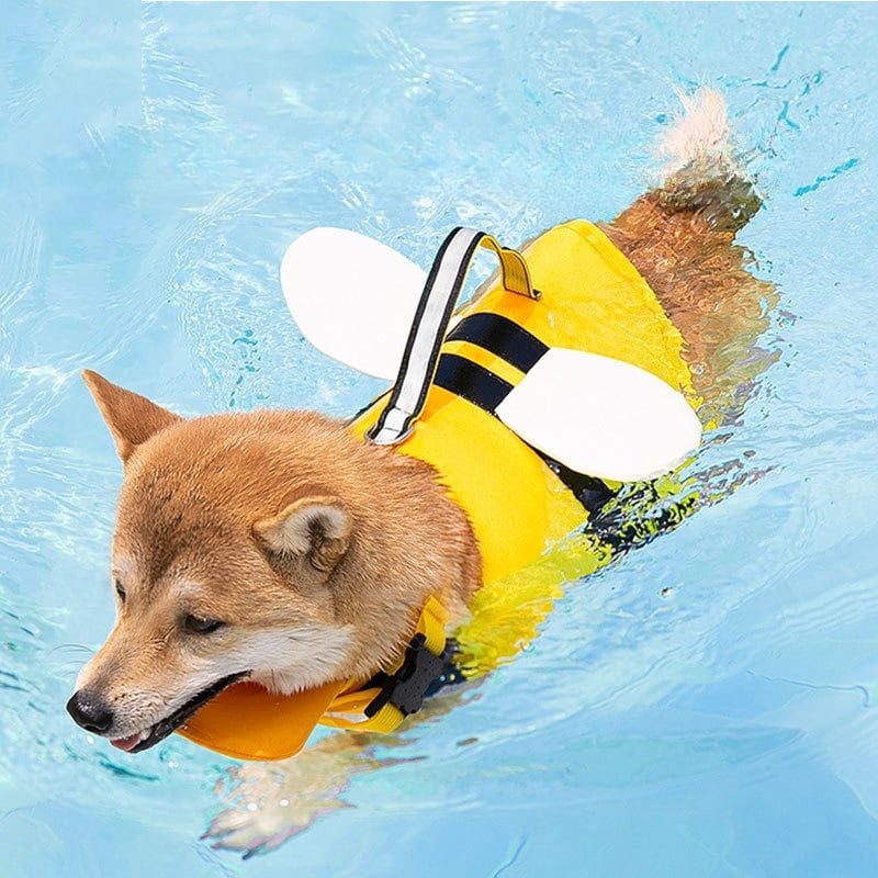 Ougyinr Dog Swimming Pet Swimming Dog Jacket, Pet Vest Swimsuit Vest ...
