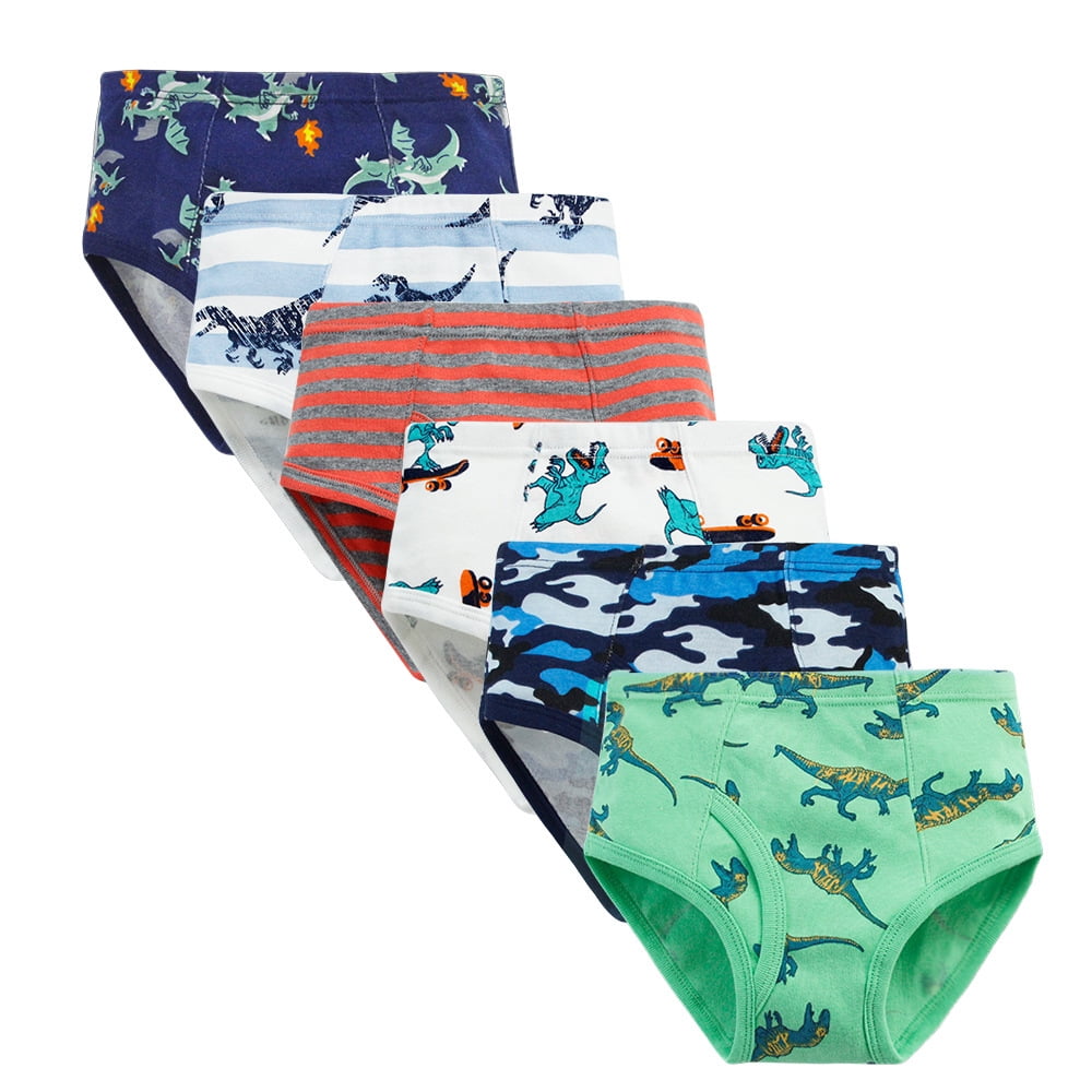 Ougyinr Kids Toddler Boys Underwear 100% Cotton Boxer Briefs Dinosaur ...