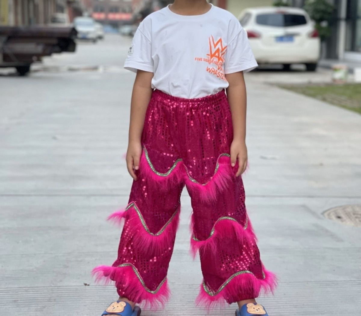 Ougyinr Kids Toddler Pants Lion Dance Pants for Boys Girls,Lion Dance ...