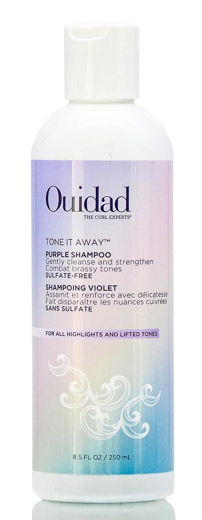 Ouidad Tone It Away Purple Shampoo, Gently Cleanses Curls & Helps ...