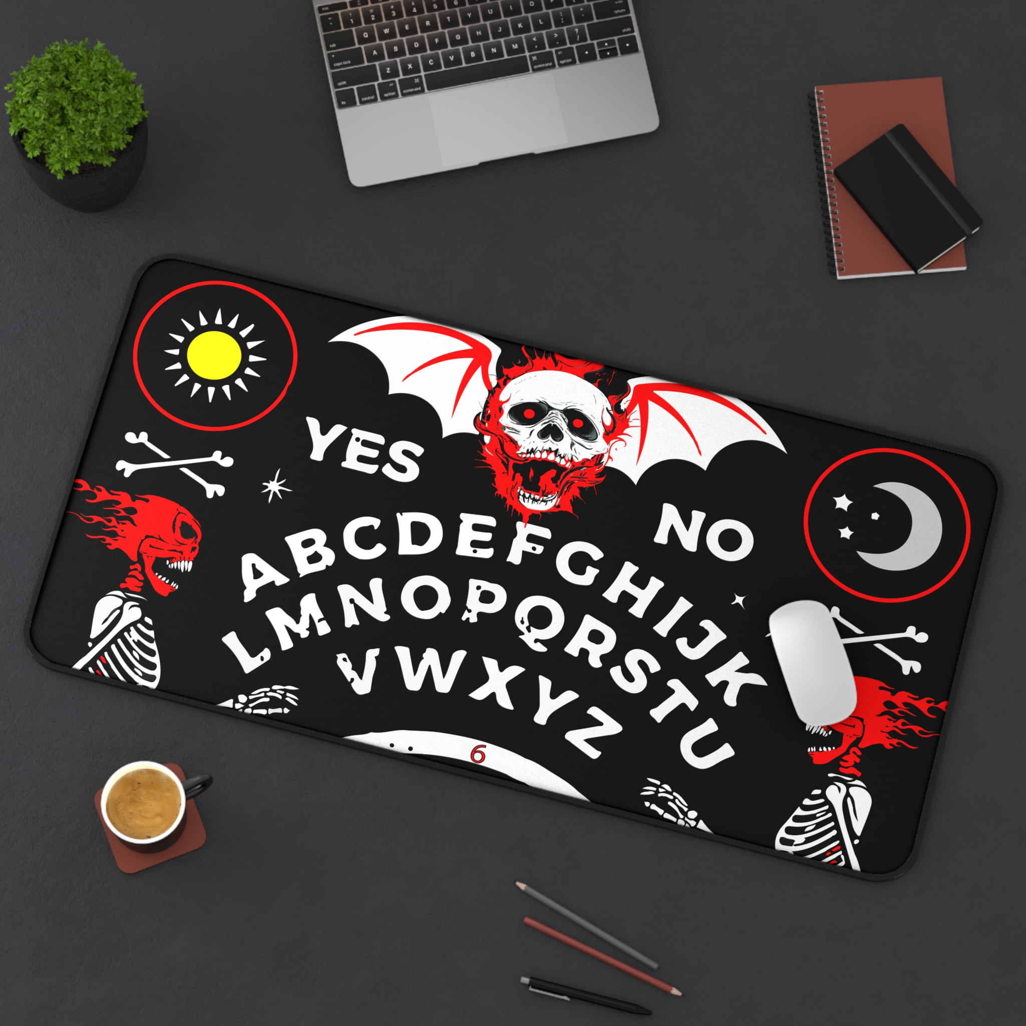 Ouija Board Witchcraft Mouse Pad-Goth Mouse Pad-Gaming Mouse Pad-Desk ...
