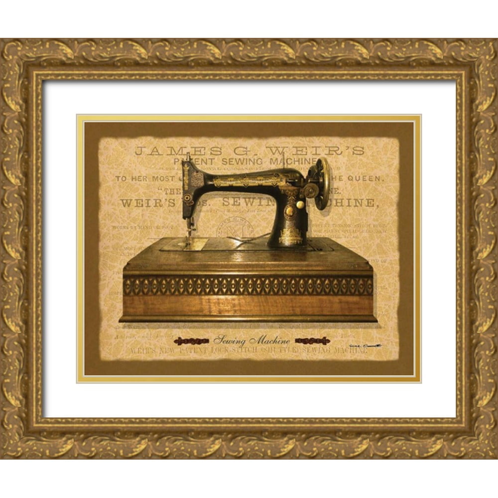 Ouimette, Gene 14x12 Gold Ornate Wood Framed with Double Matting Museum Art Print Titled ...