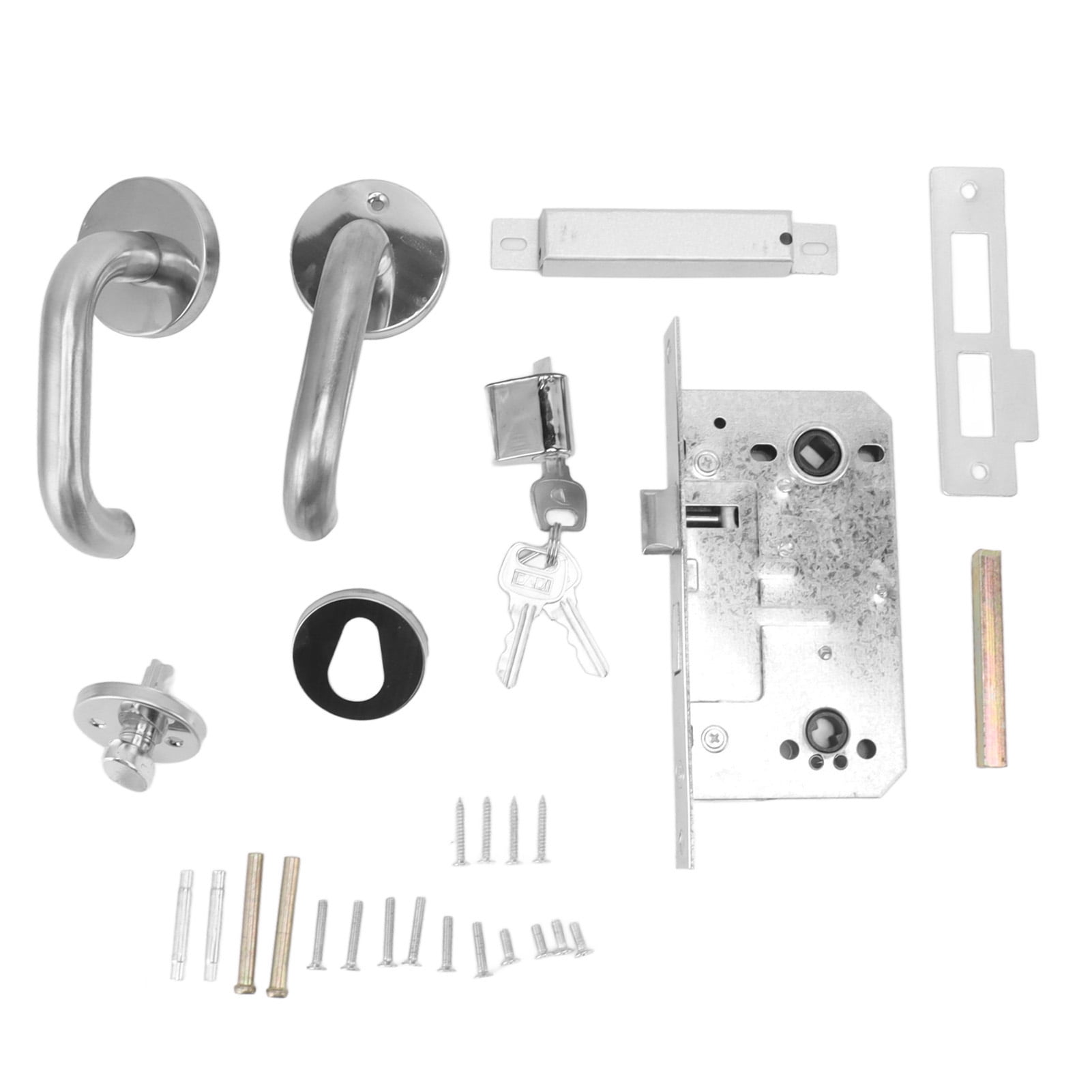 Ouitble Fire Door Handle Set, Stainless Steel Aisle Door Fire Lock ...
