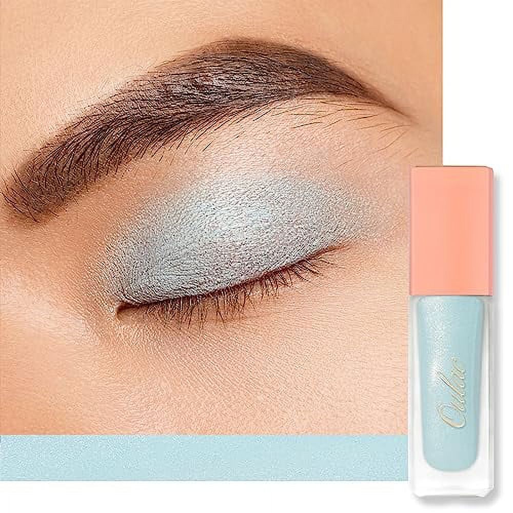 Oulac Matte Light Blue Eyeshadow Shimmer Finish Liquid Eye Shadow ...