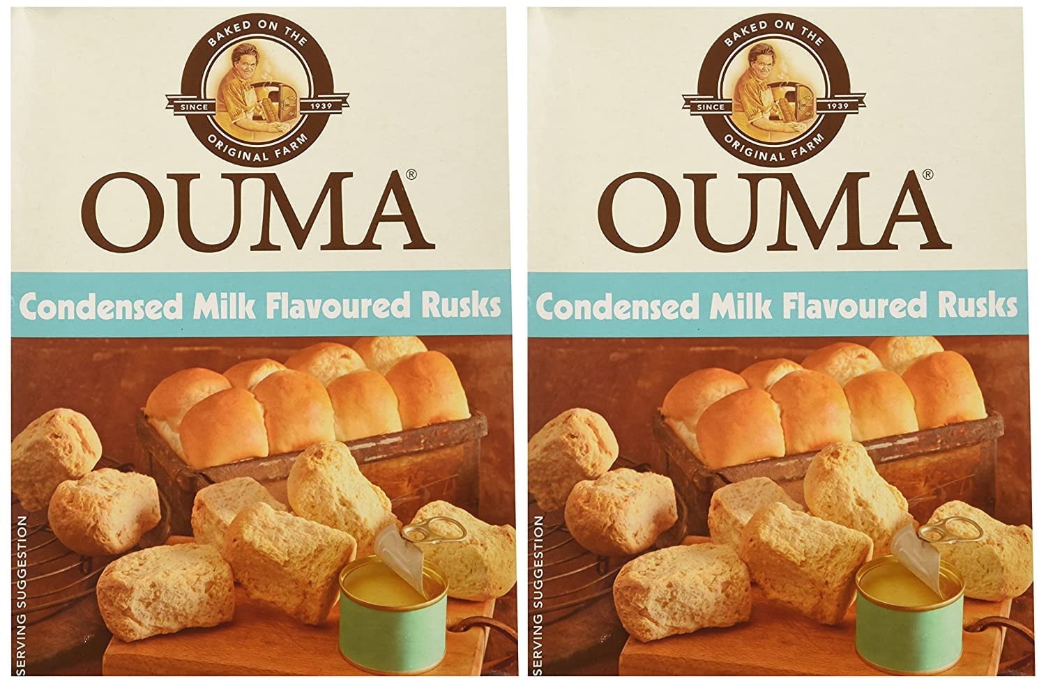 Ouma Rusks, Condensed Milk Flavor, 500g 2 Pack, Crispy Snack ...