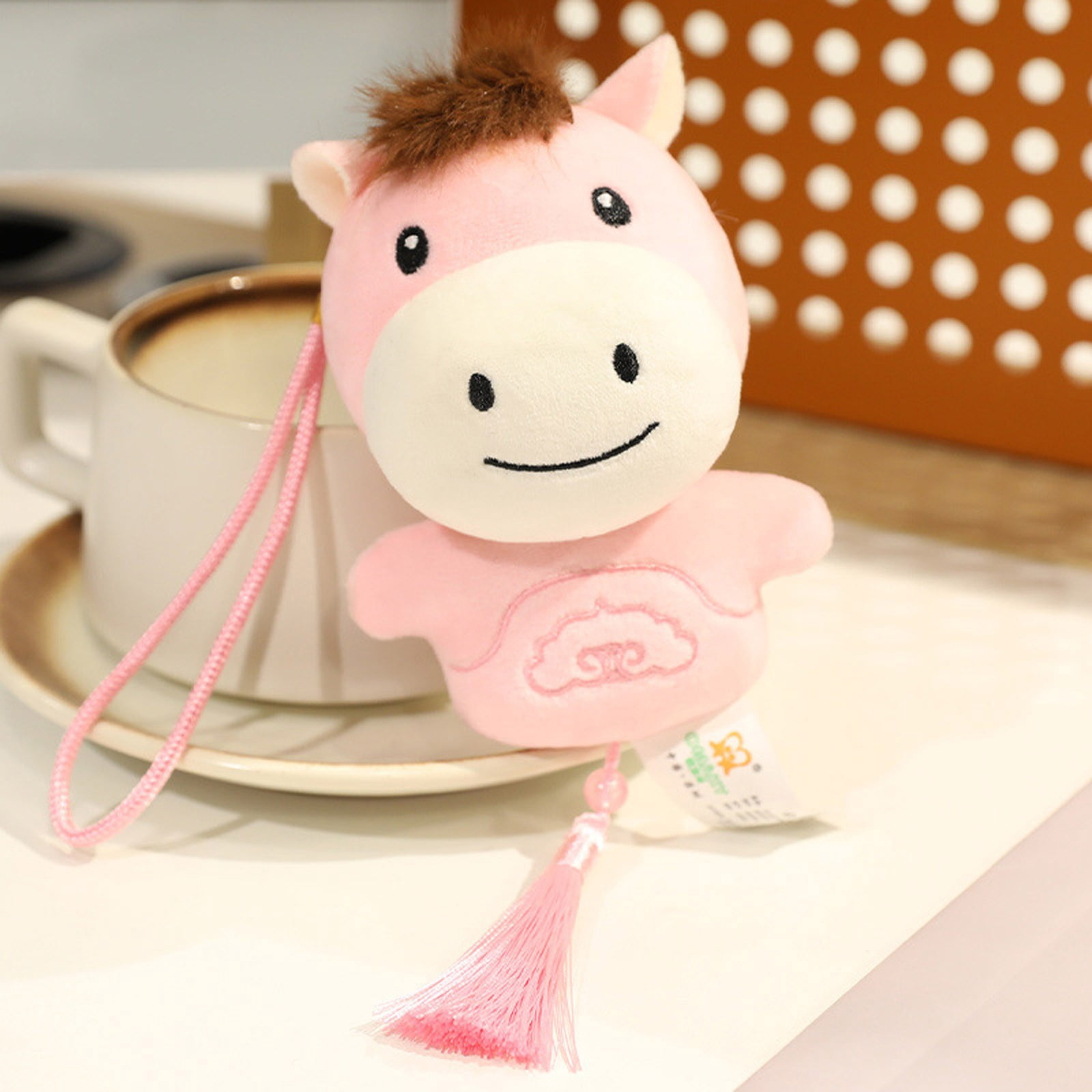 Oumaiqi Dudu Horse Toy Year of the Zodiac Animal Soft Stuffed Figure ...