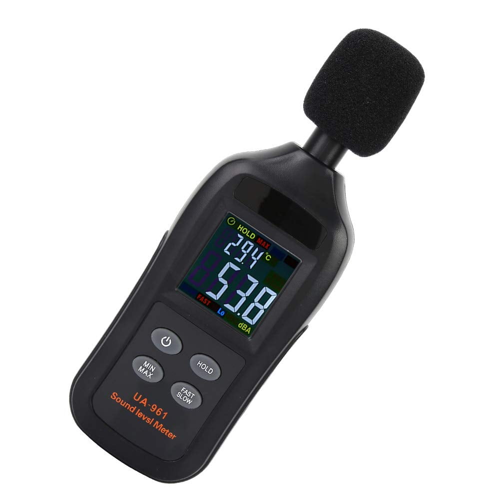 Oumefar Sound Meter Digital LCD Screen Decibel Meter Detector Handheld ...