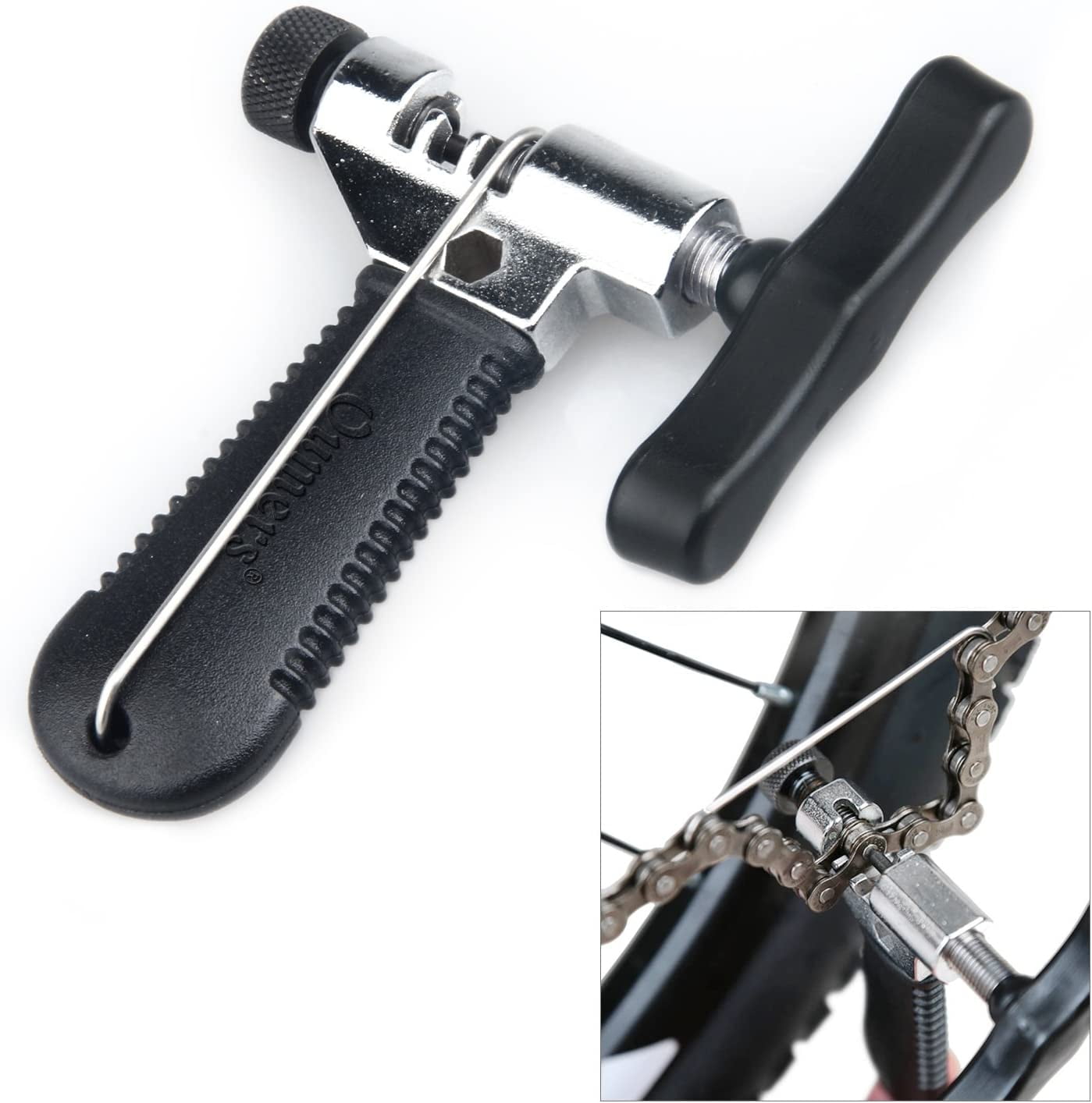 Oumers Universal Bike Chain Tool, Chain Hook, Chain Pin Removal for 7 ...