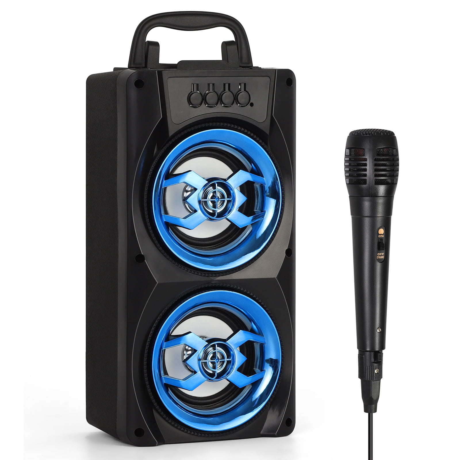 Oumilen Portable Bluetooth Speakers, Blue, ON-SP-9-wm - Walmart.com