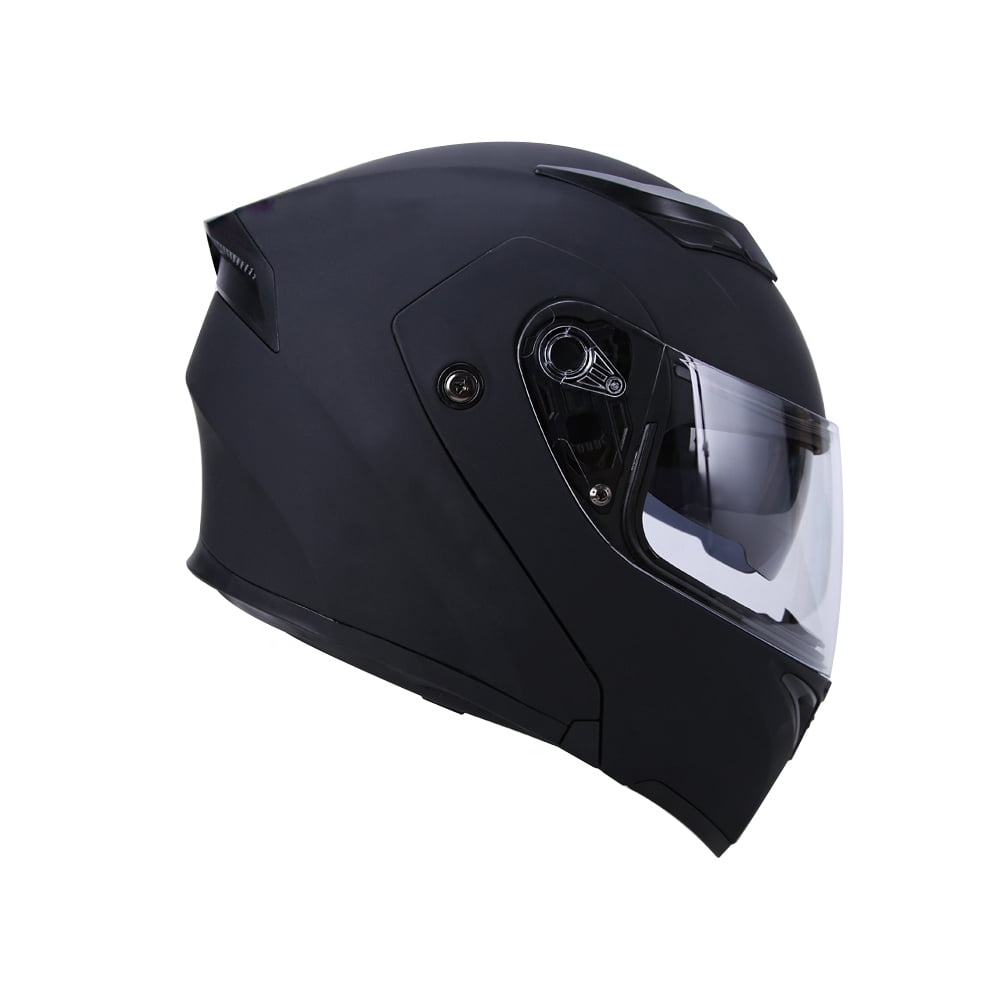 Oumurs DOT Motorcycle Full Face Helmet Dual Visors Modular Flip up ...
