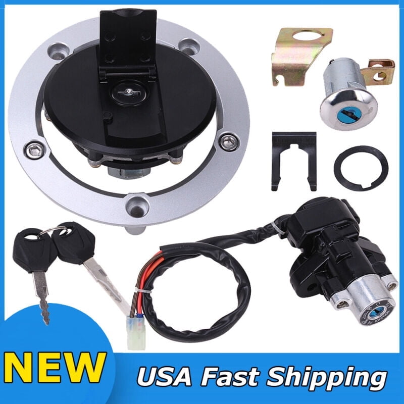 Oumurs Ignition Switch Lock Gas Key Set for Suzuki GSX-R GSXR600/750 ...