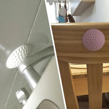 5 In. Rigid Vinyl Wall Protector, Door Impact Shield, Self-Adhesive ...