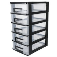 Multifunctional Five-Layer Storage Cabinet, Plastic 5 Drawer Storage ...