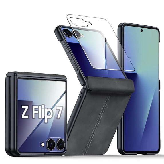 Oupeigar for Samsung Galaxy Z Flip 7 Phone Case,Built-in Screen ...