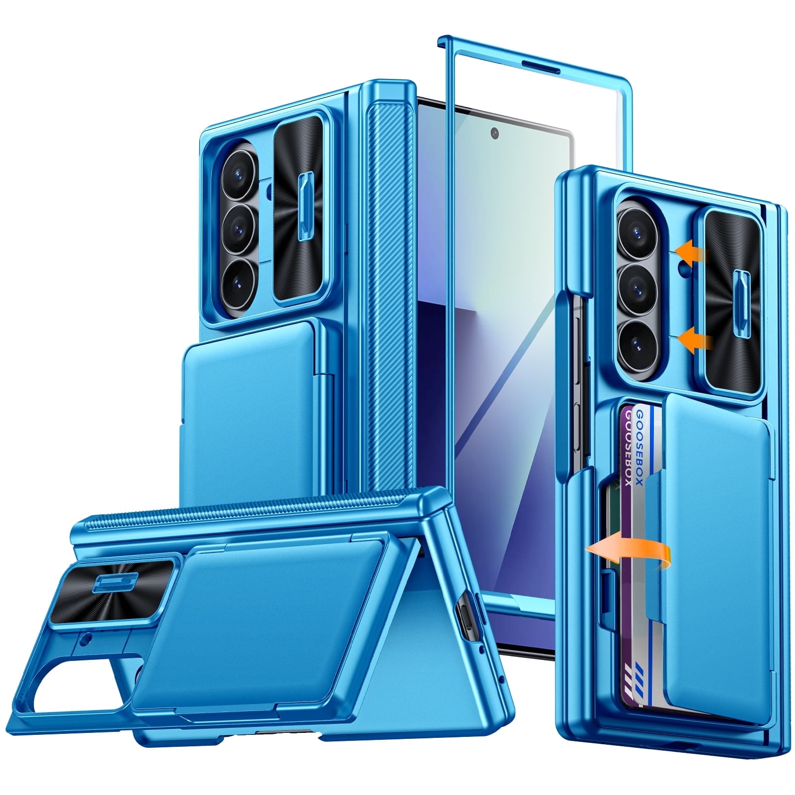 Oupeigar for Samsung Galaxy Z Fold 7 Phone Case,Wallet RFID[Cards ...