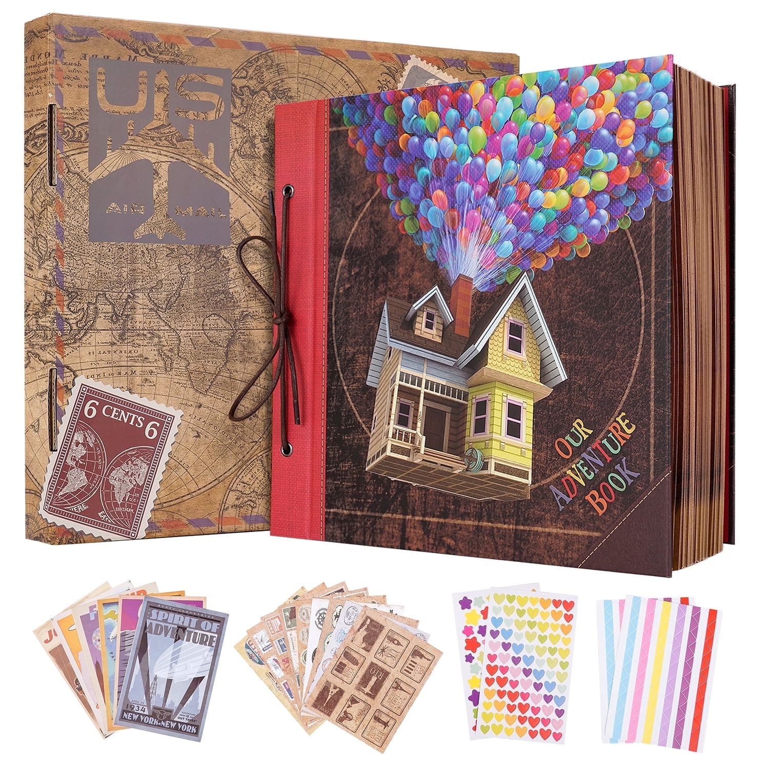 KIA Large 12x12 Scrapbook Album Our Adventure Book DIY Memory Travel ...