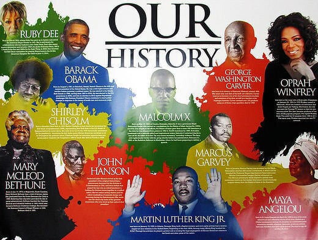 Our Black History Poster African American (24x18) - Walmart.com